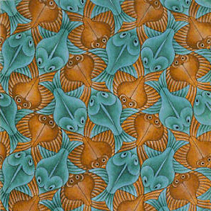 Mc Escher Tessellations Fish
